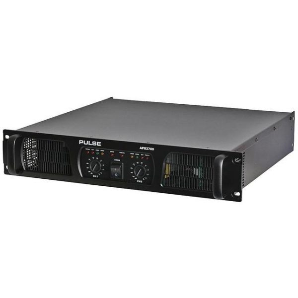2 Channel Stereo Power Amplifier, 2 x 1350W 2U Rack Mount - Pulse