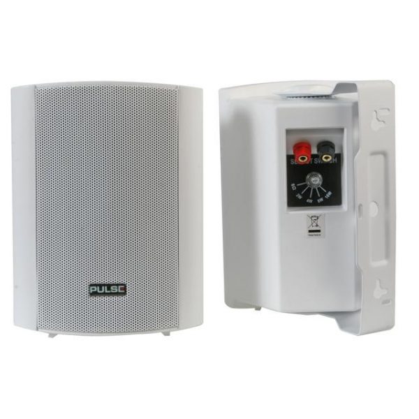 4 inch ABS Speakers, 100V/8 Ohm White - Pulse
